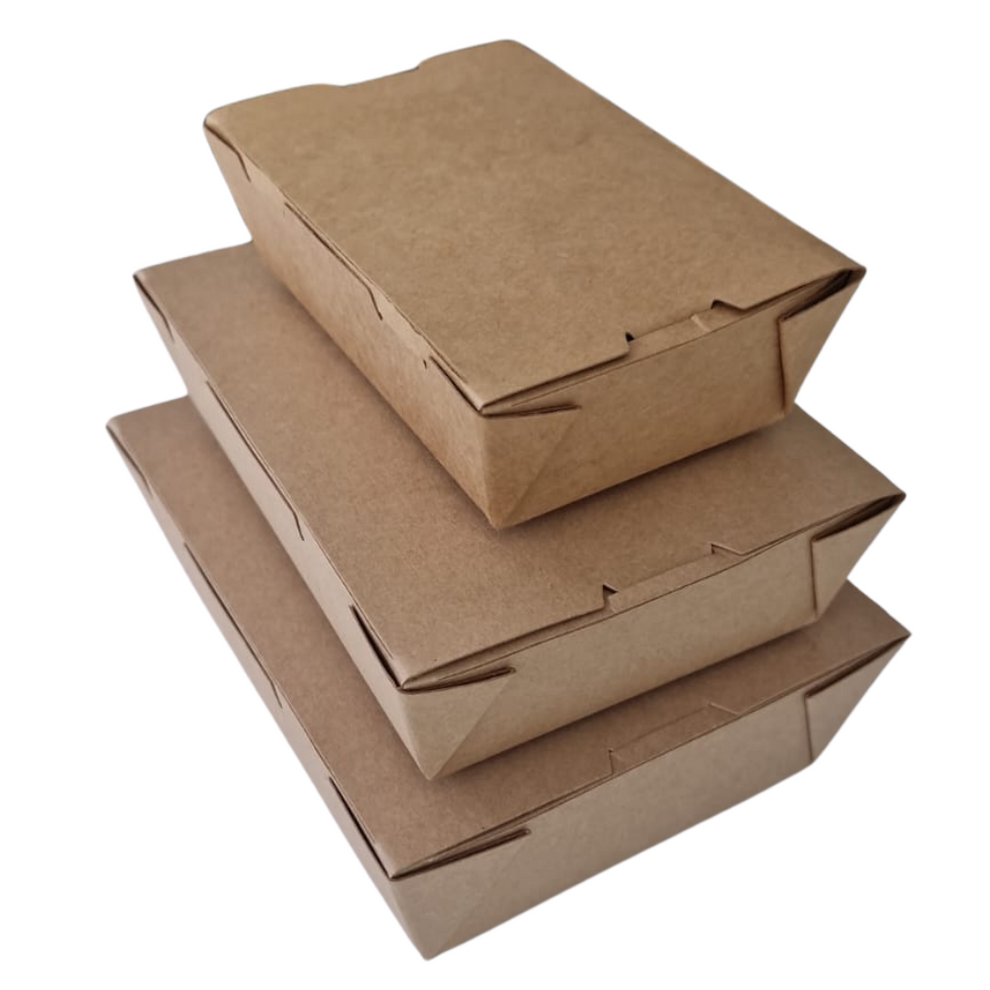 Basic Kraft Takeaway Food Box - Box of 200 – The Takeaway Food ...